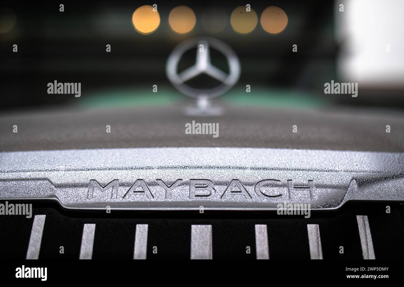 Sindelfingen, Germany. 04th Mar, 2024. The Maybach logo can be seen on ...