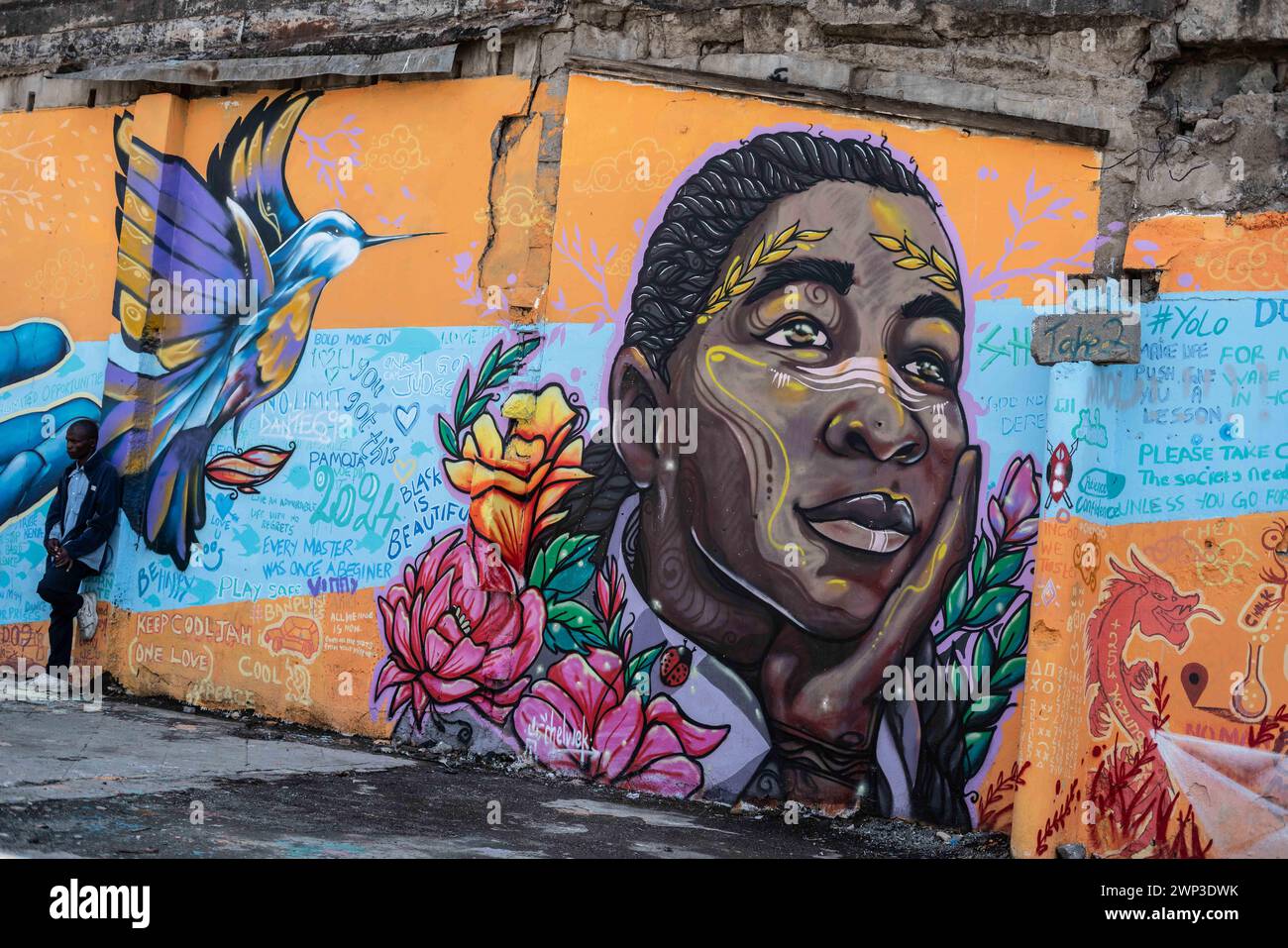 Graffiti artists in kenya hi-res stock photography and images - Alamy