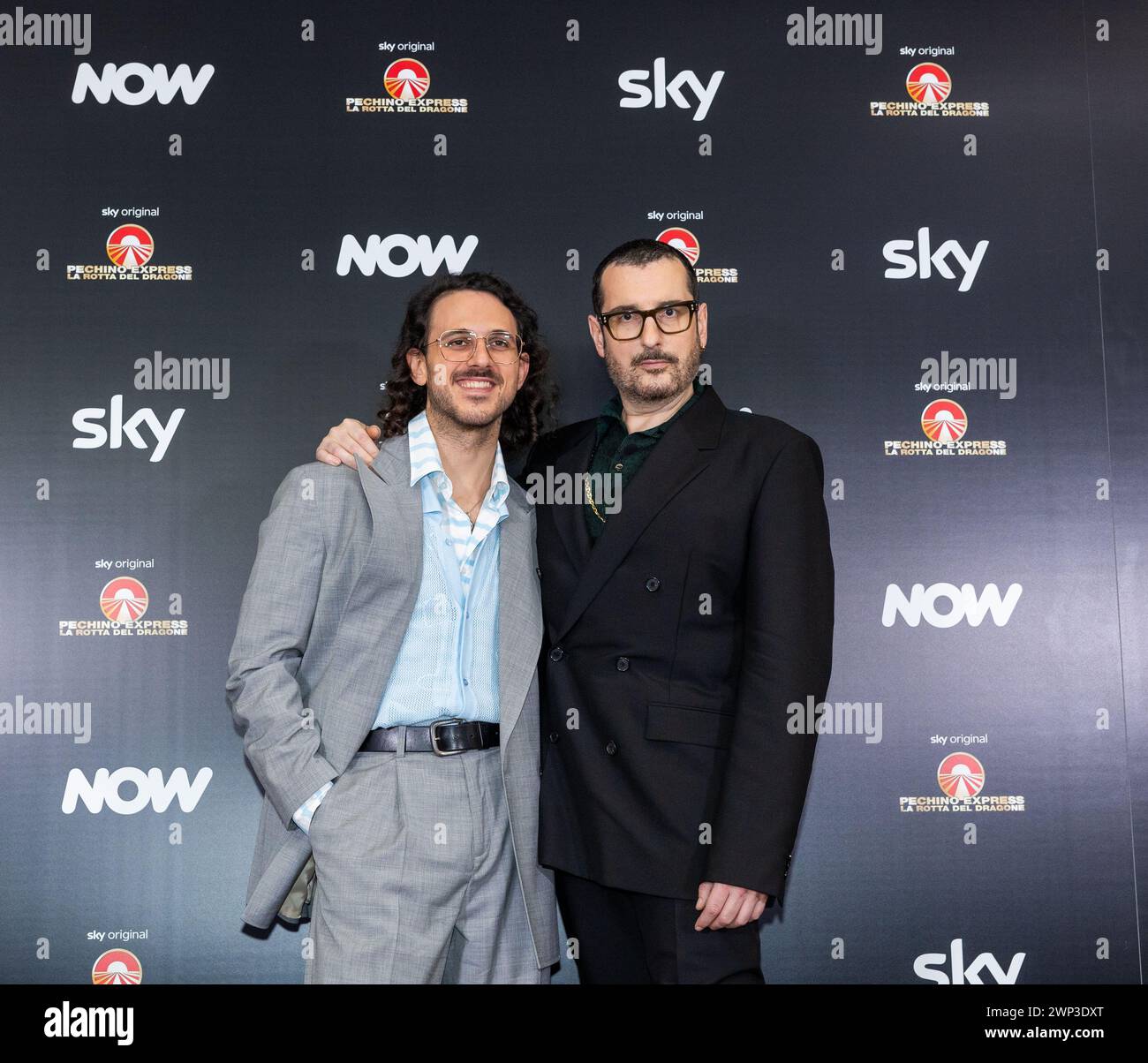 Milano, Italia. 05th Mar, 2024. Da sinistra il Co-conduttore Gianluca ...