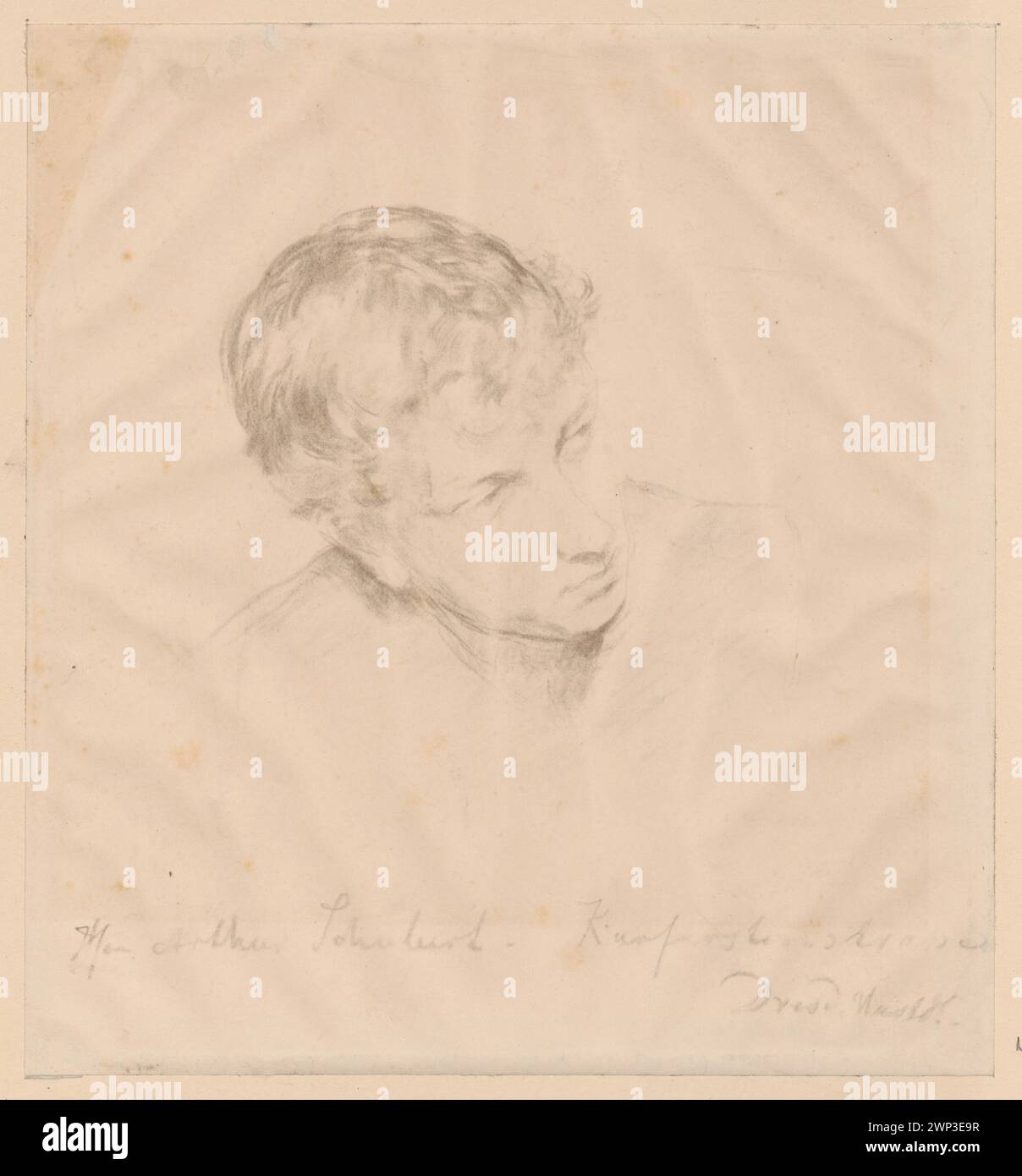 Drawing depicting young man hi-res stock photography and images - Alamy