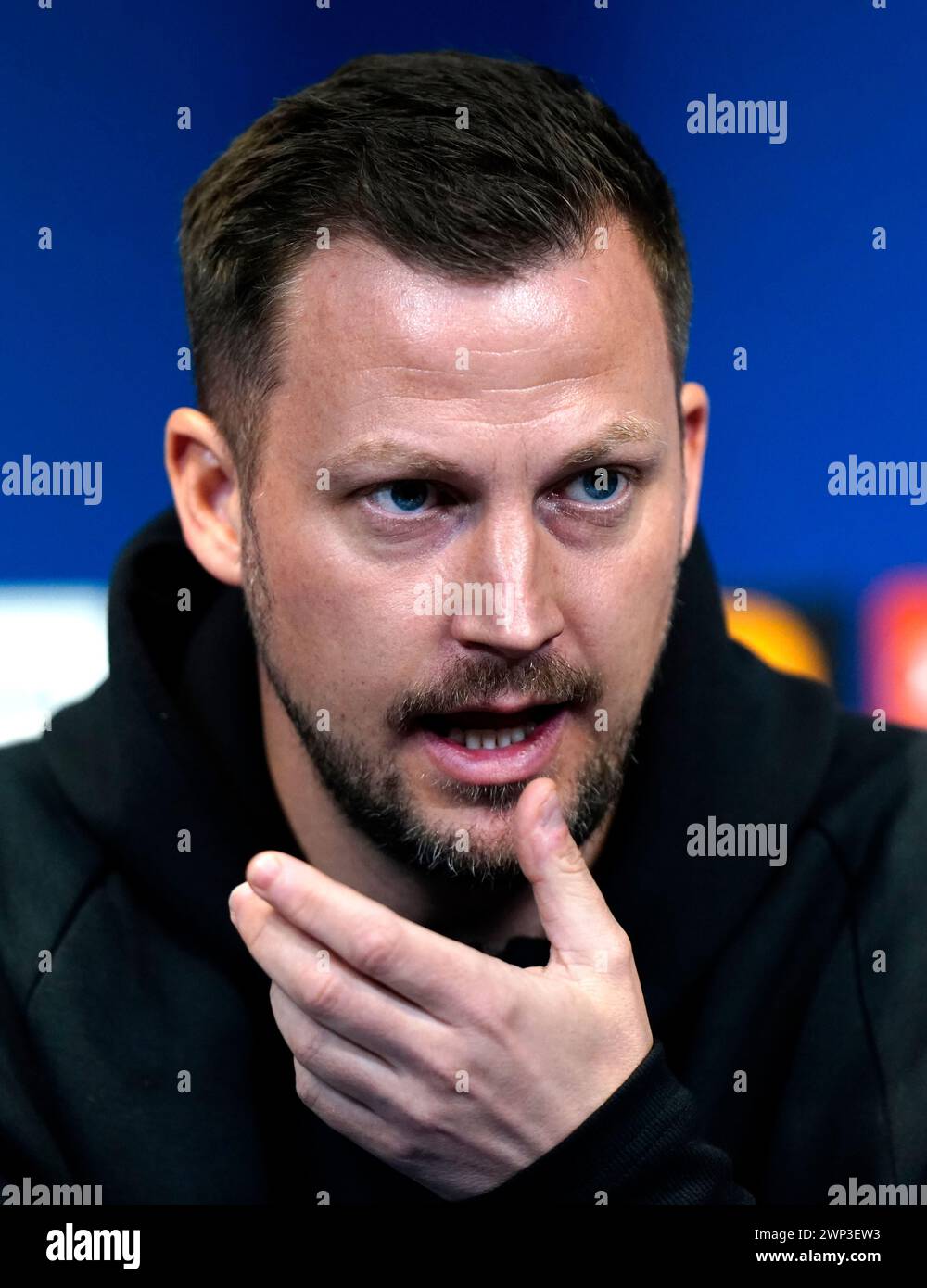 Fc copenhagen press conference city football academy tuesday hi-res ...