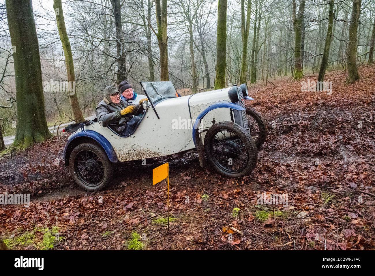 The Vintage Sports Car Club (V.S.C.C.) members taking part in the clubs ...