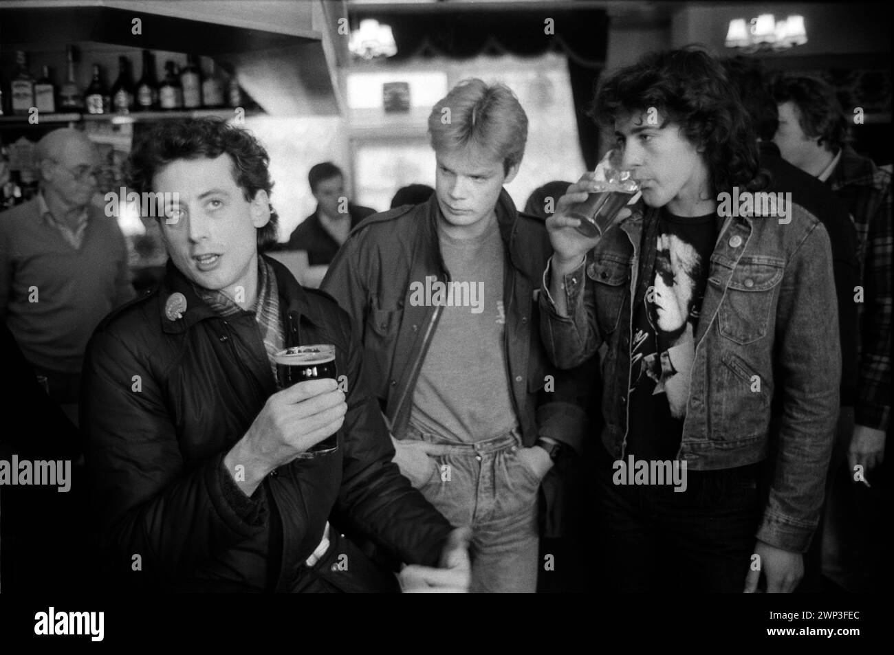 London, England February 1983. Peter Tatchell the Gay Rights campaigner ...