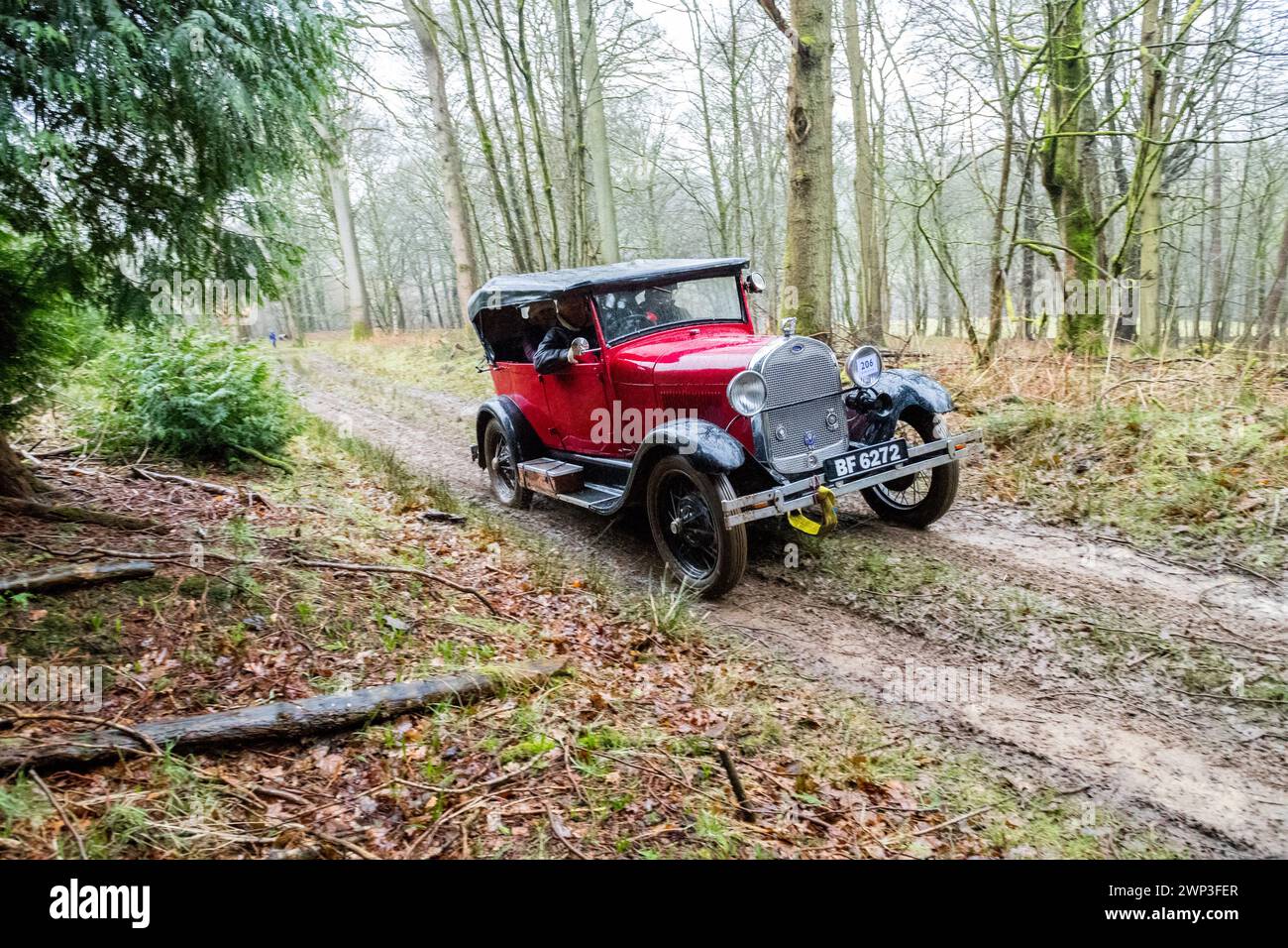 The Vintage Sports Car Club (V.S.C.C.) members taking part in the clubs ...