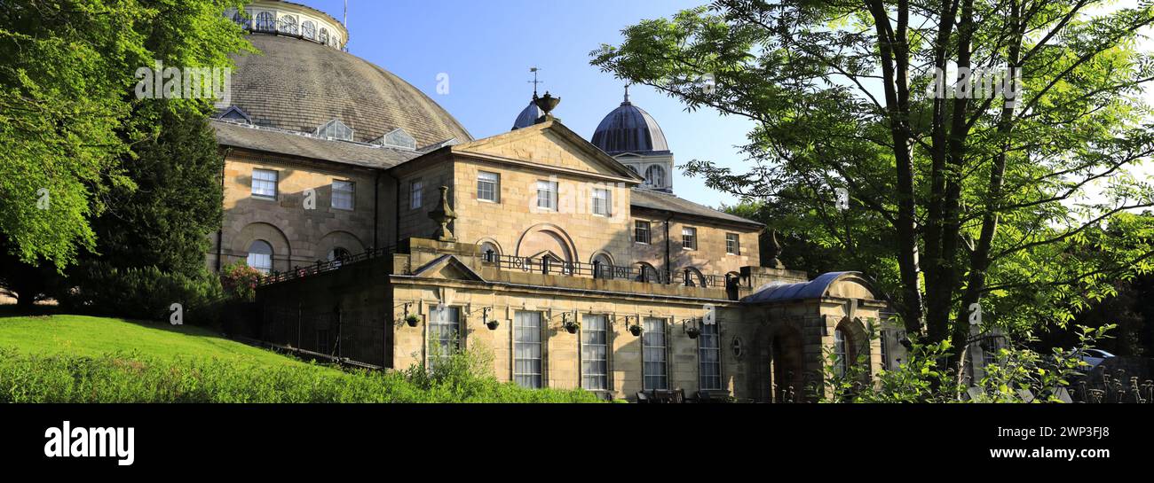 The Derby University building, spa town of Buxton, Peak District ...