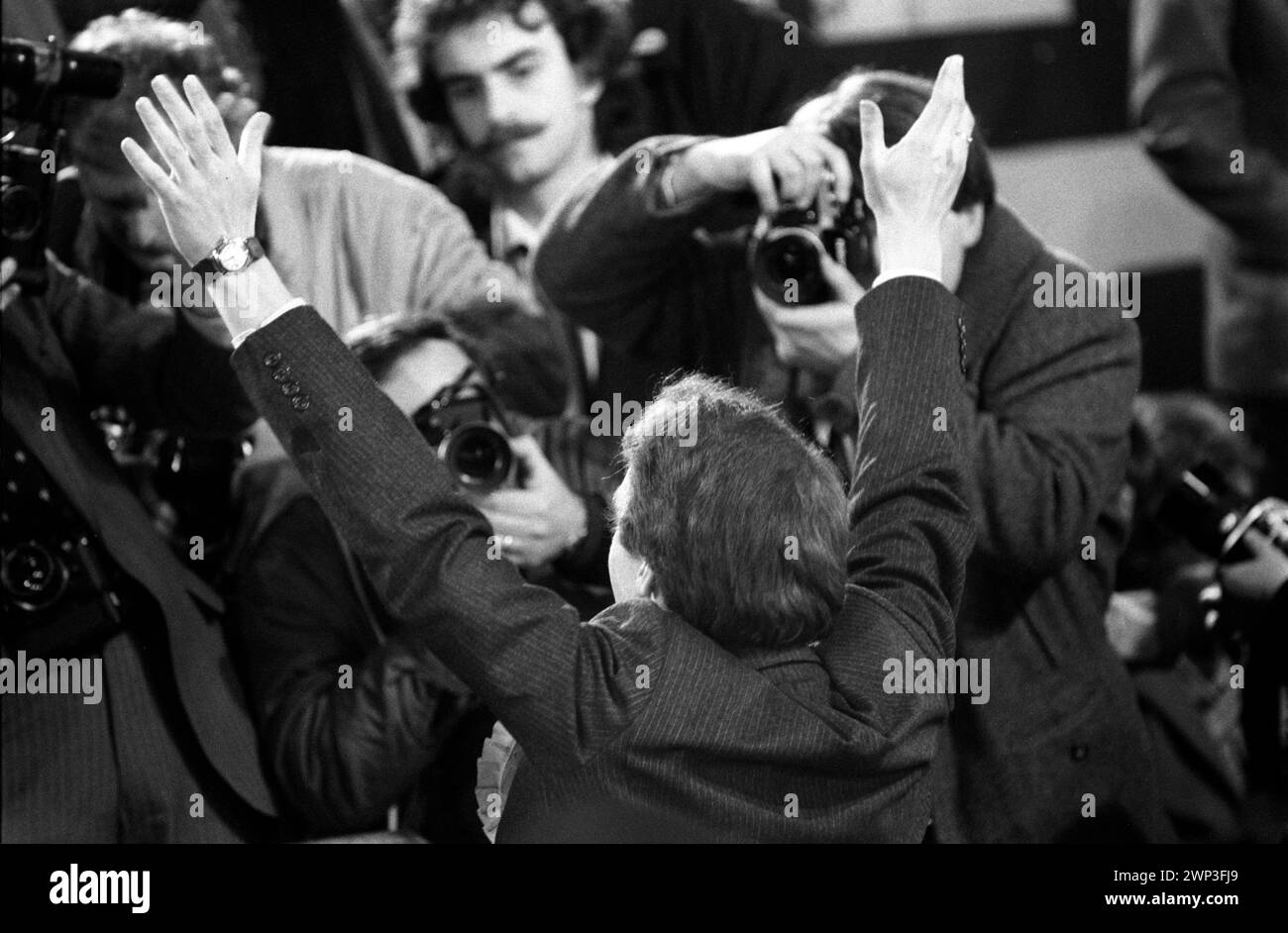 London, England 24th February 1983. Simon Hughes, Liberal party ...