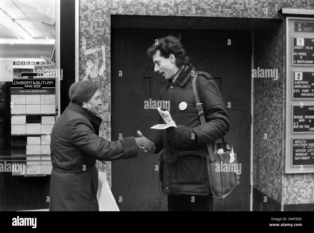 London, England circa February 1983. Peter Tatchell the Gay Rights ...