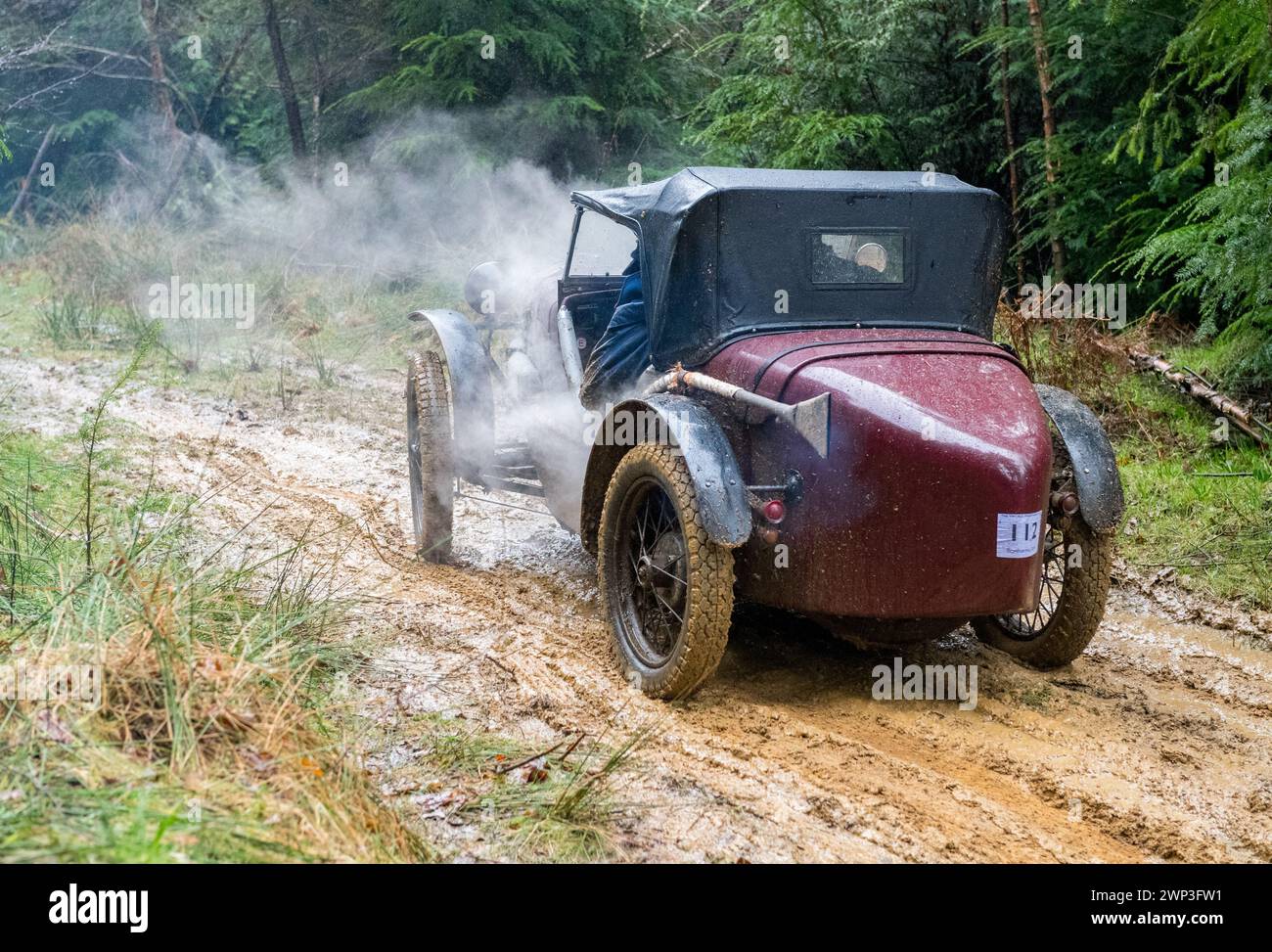 The Vintage Sports Car Club (V.S.C.C.) members taking part in the clubs ...
