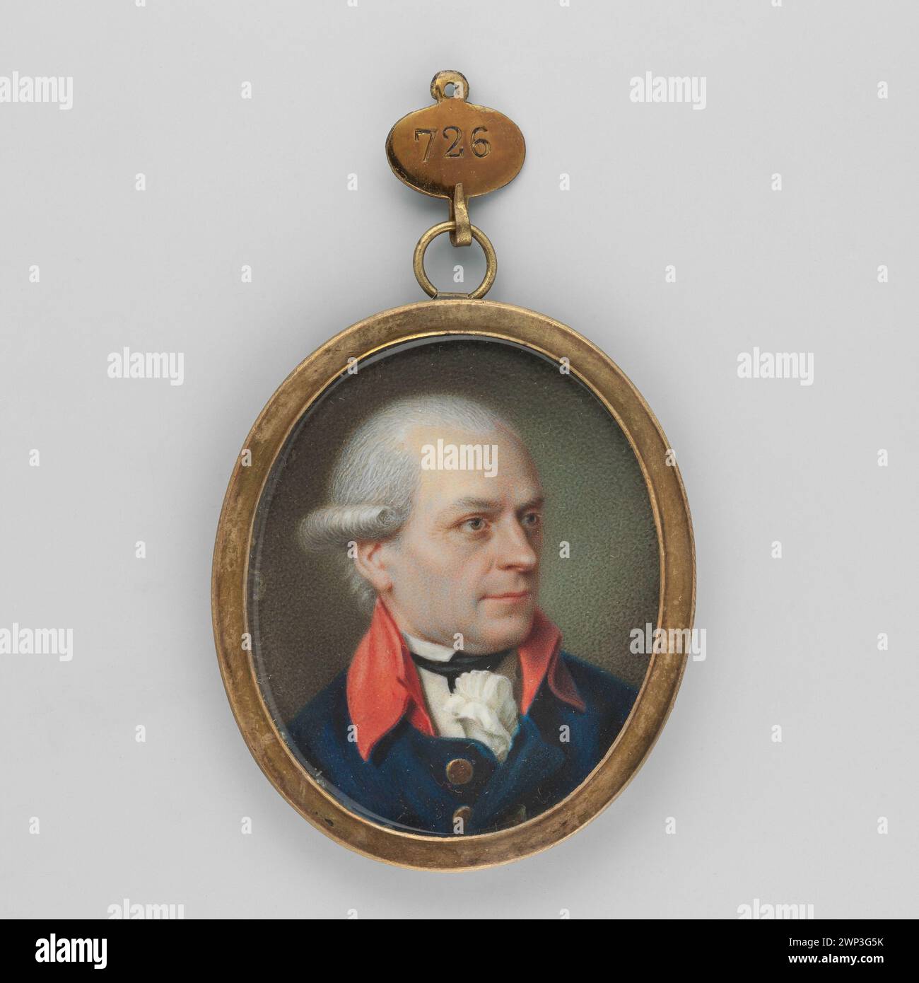 Portrait of the husband in uniform; Hill, Friedrich Jakob (1785-1846 ...