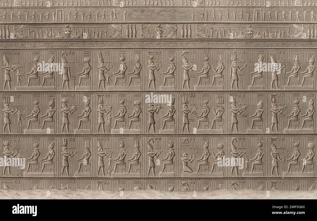 Ancient Dendera Temple complex, Dendera, Egypt Stock Photo - Alamy