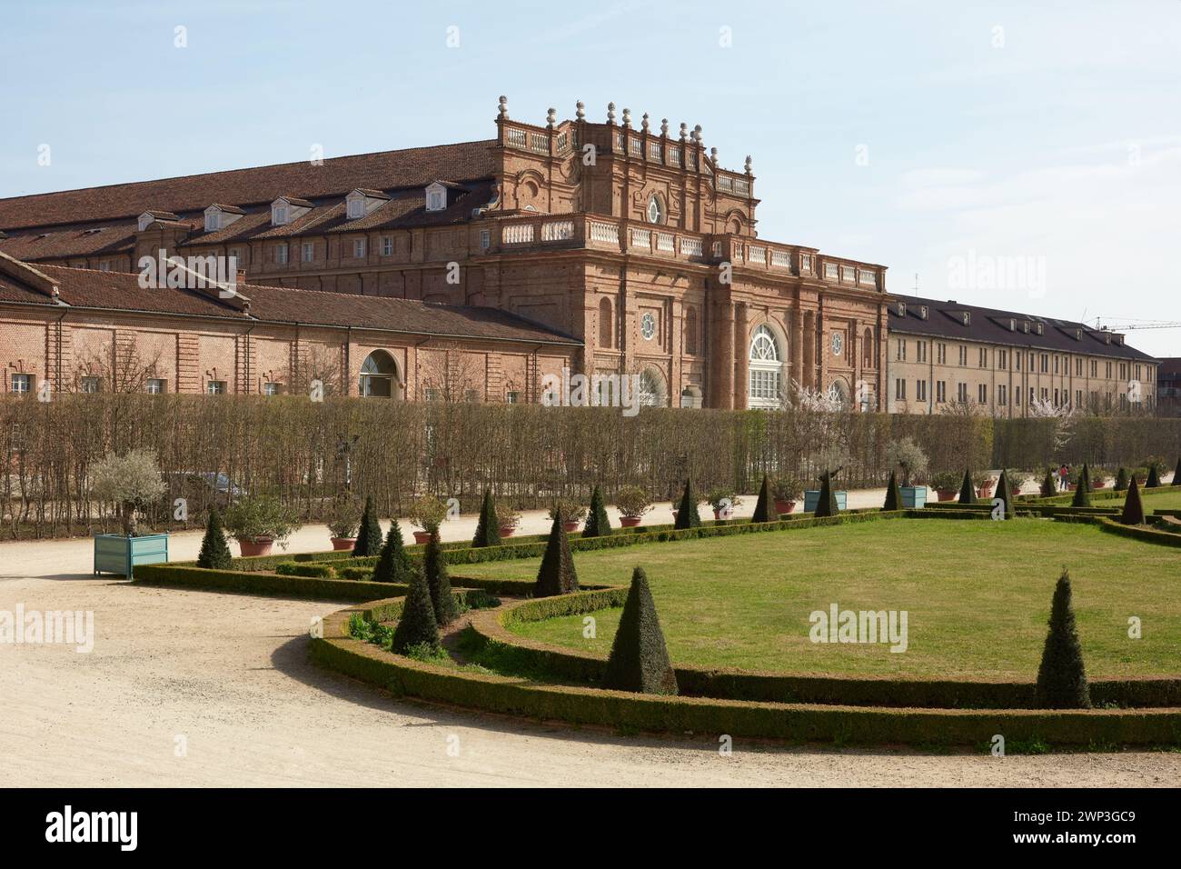 VENARIA REALE, ITALY - MARCH 29 , 2023: Reggia di Venaria castle ...