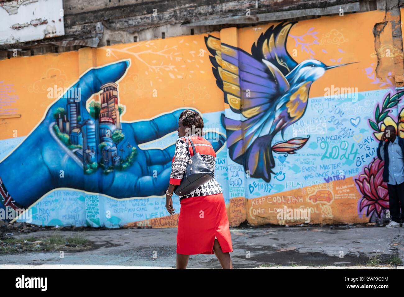 Graffiti artists in kenya hi-res stock photography and images - Alamy
