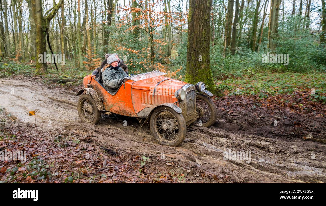 The Vintage Sports Car Club (V.S.C.C.) members taking part in the clubs ...