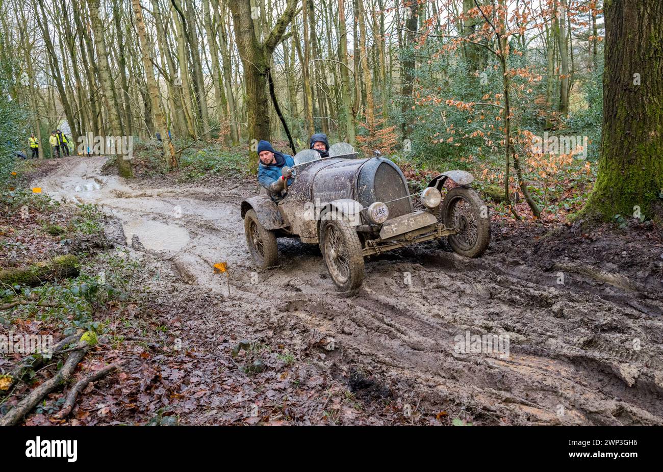 The Vintage Sports Car Club (V.S.C.C.) members taking part in the clubs ...