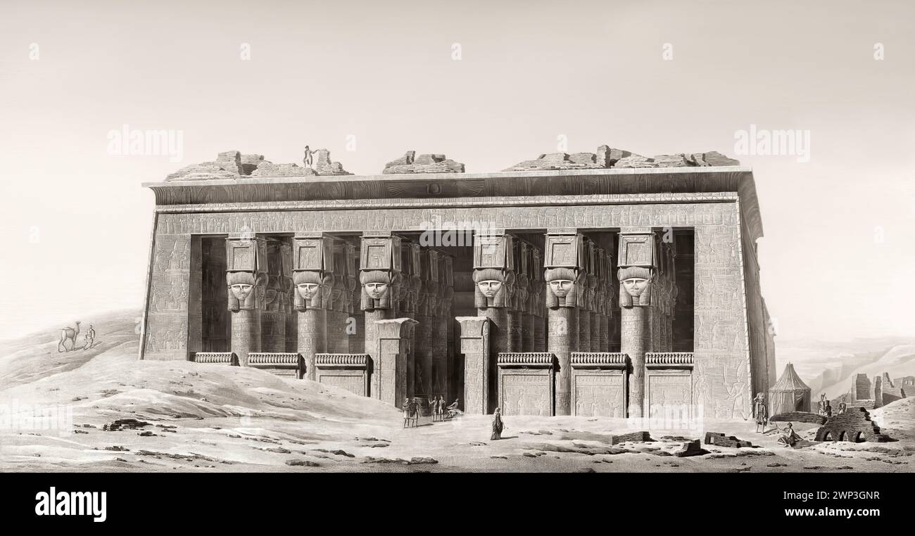 Ancient Dendera Temple complex, Dendera, Egypt Stock Photo - Alamy