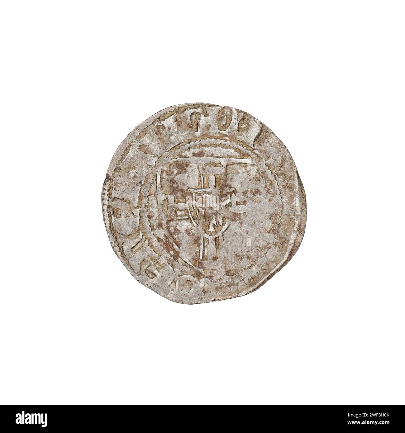 A cross quarter coin from Firchen issued during the rule of Winrych von ...