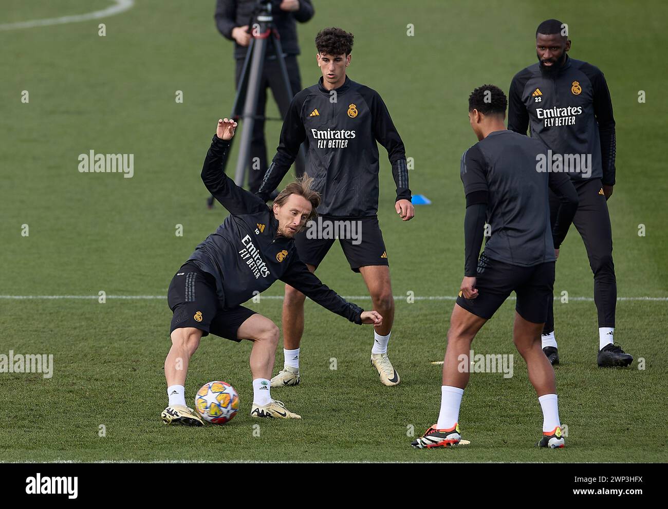Madrid, Spain. 05th Mar, 2024. Luka Modric of Real Madrid CF competes ...