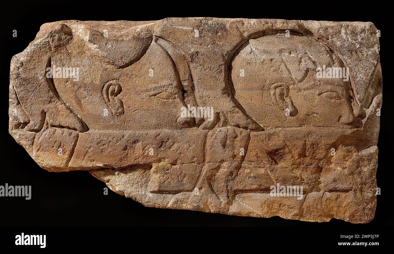 A relief depicting kapomas carrying a shoulder from circa 1279–1213 BC ...