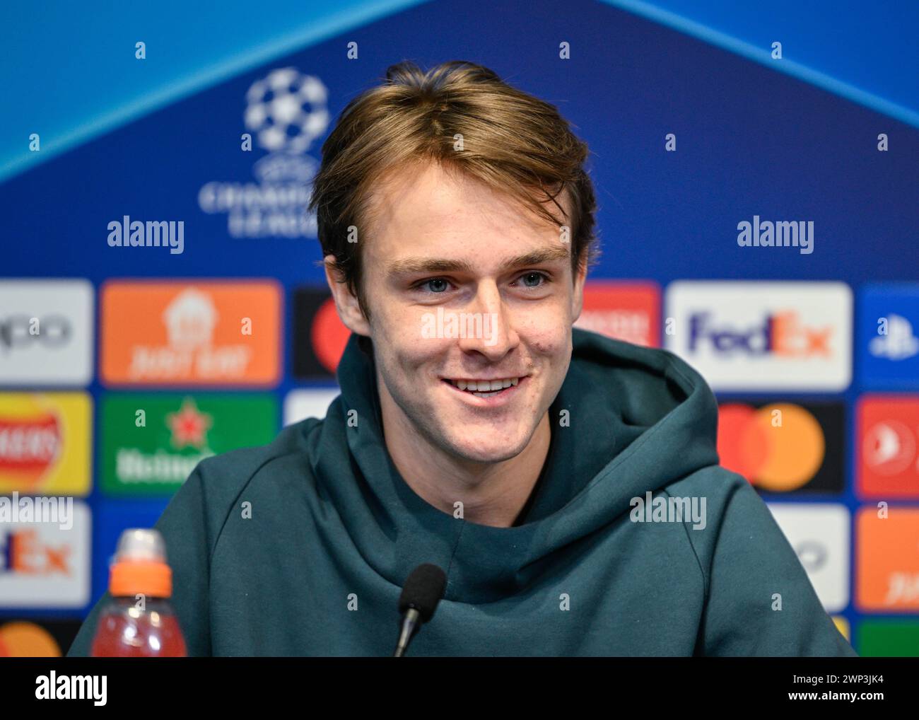 Manchester, UK. 05th Mar, 2024. William Clem of F.C. Copenhagen, during ...