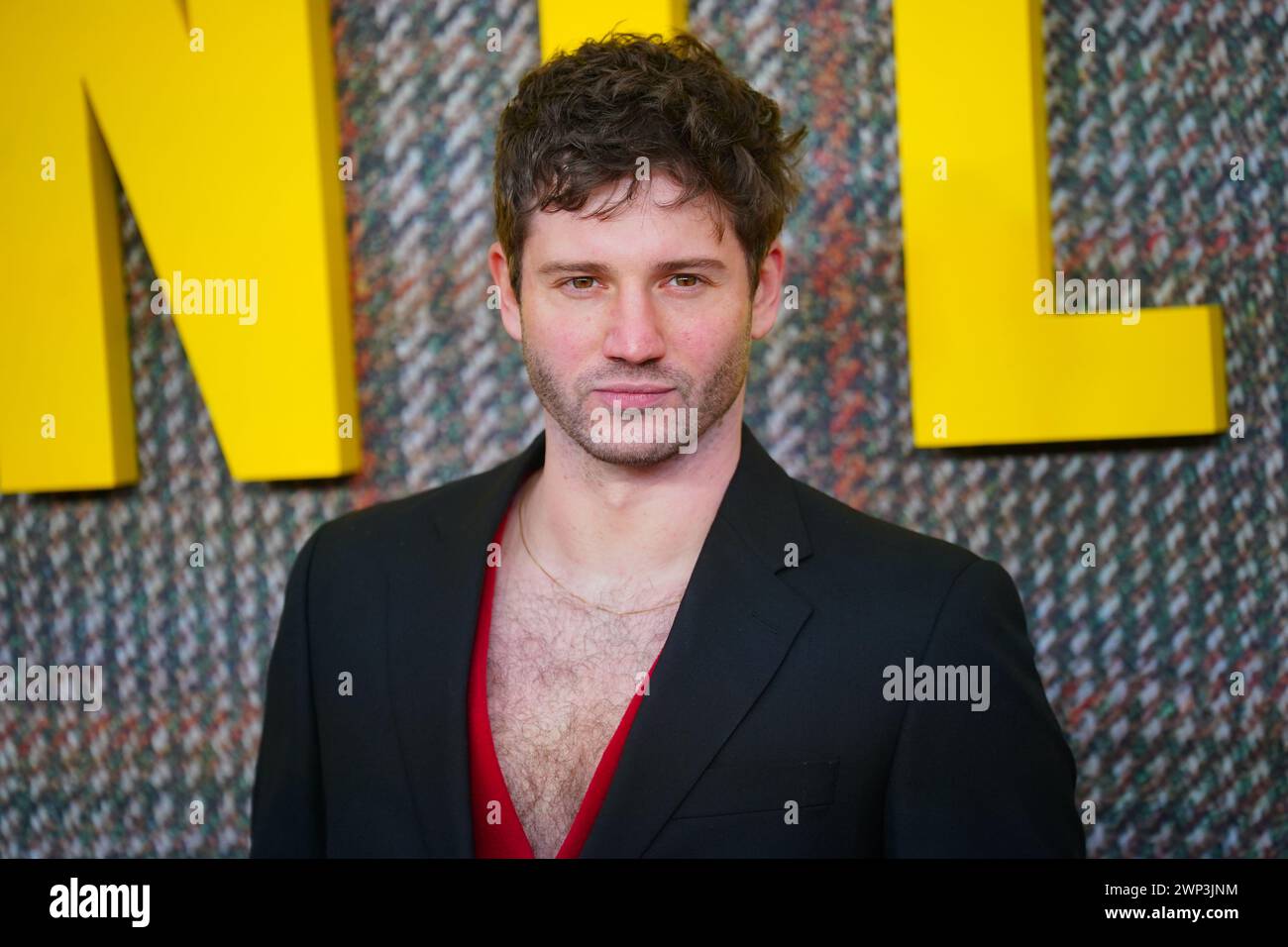 Alex Lincoln attending the premiere of Netflix series The Gentlemen at ...