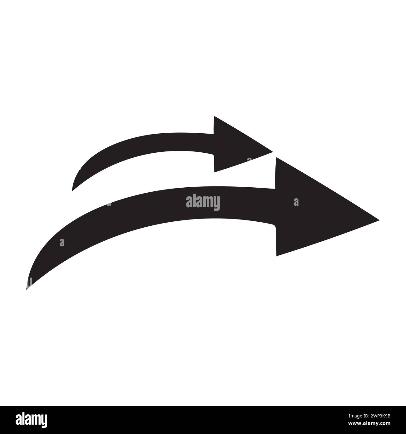 Arrow icons black collection. flat style arrow icon for your web site ...