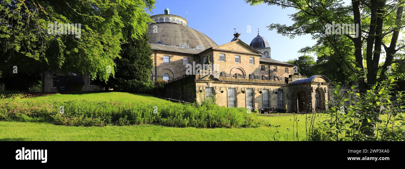 The Derby University building, spa town of Buxton, Peak District ...