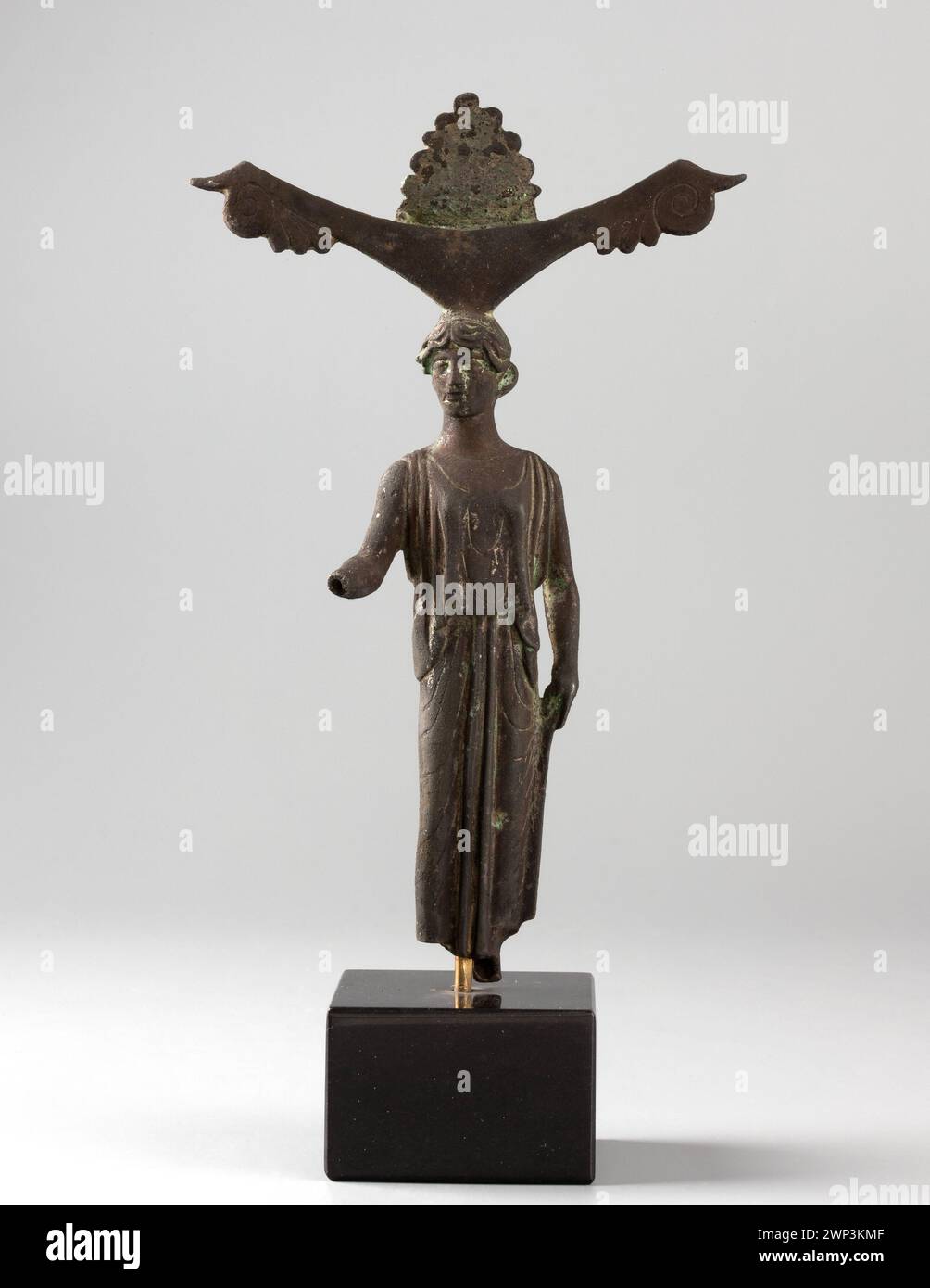 Ancient Greek mirror support from the 5th century BC, featuring ...