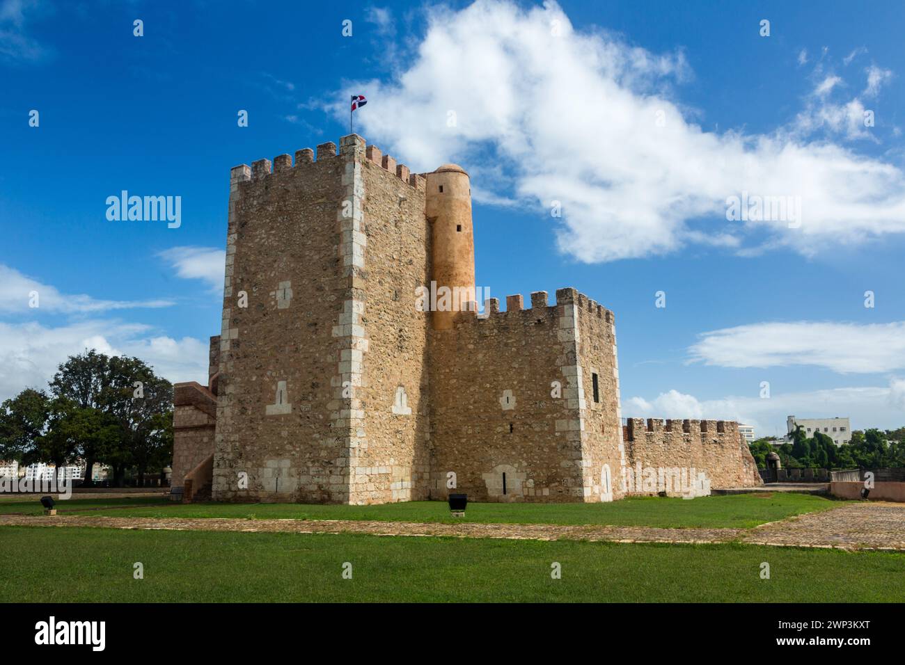 The Ozama Fortress, or Fortaleza Ozama, in the Colonial City of Santo ...