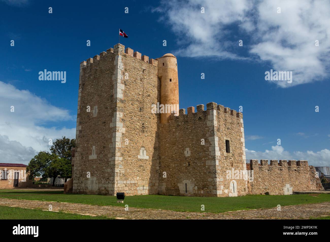 The Ozama Fortress, or Fortaleza Ozama, in the Colonial City of Santo ...