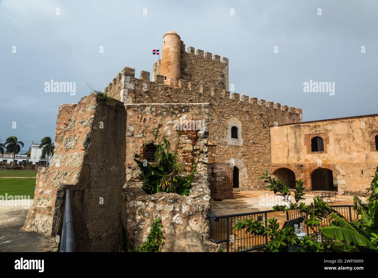 The Ozama Fortress, or Fortaleza Ozama, in the Colonial City of Santo ...