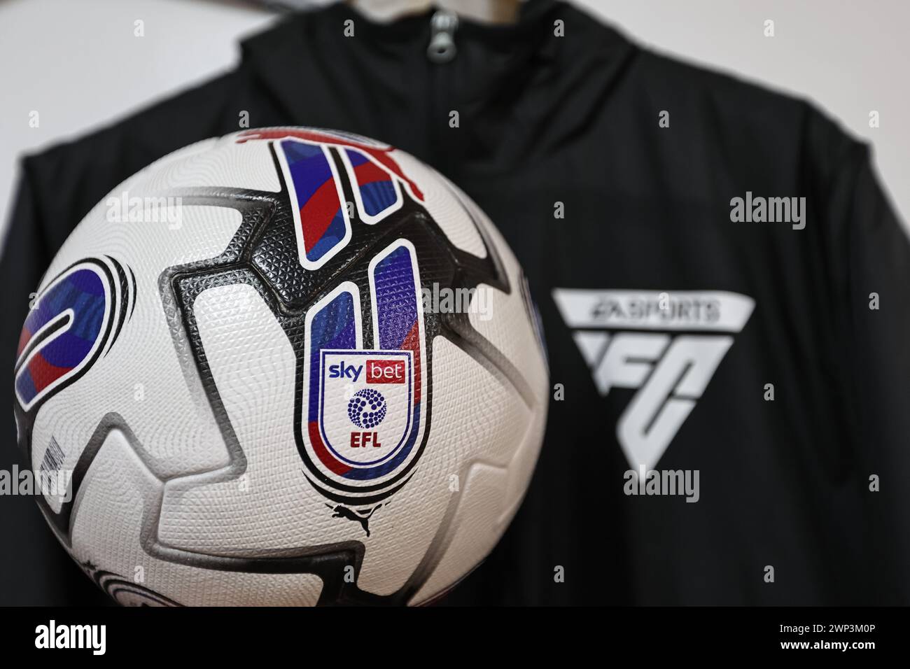 The official EFL Sky Bet matchball during the Sky Bet League 1 match ...
