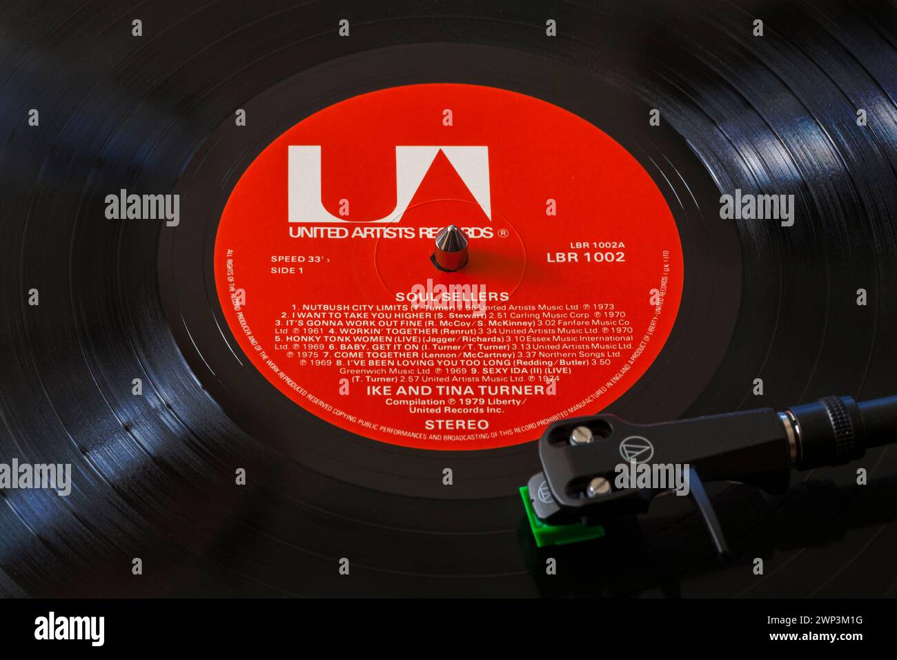 Ike & Tina Turner Soul Sellers vinyl record album LP with tonearm ...