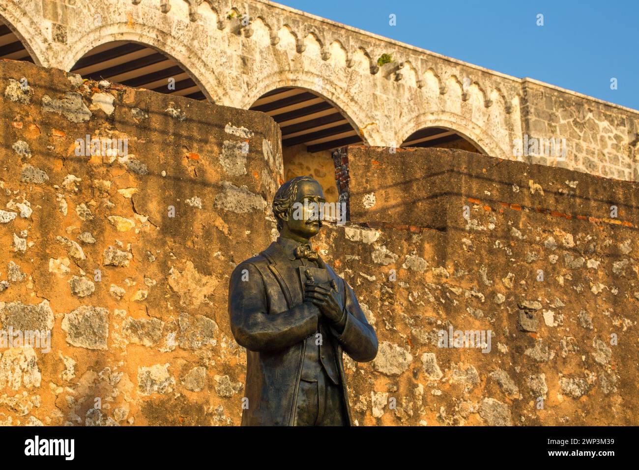Statue of Juan Pablo Duarte in the Patriotic Plaza in the Colonial City ...