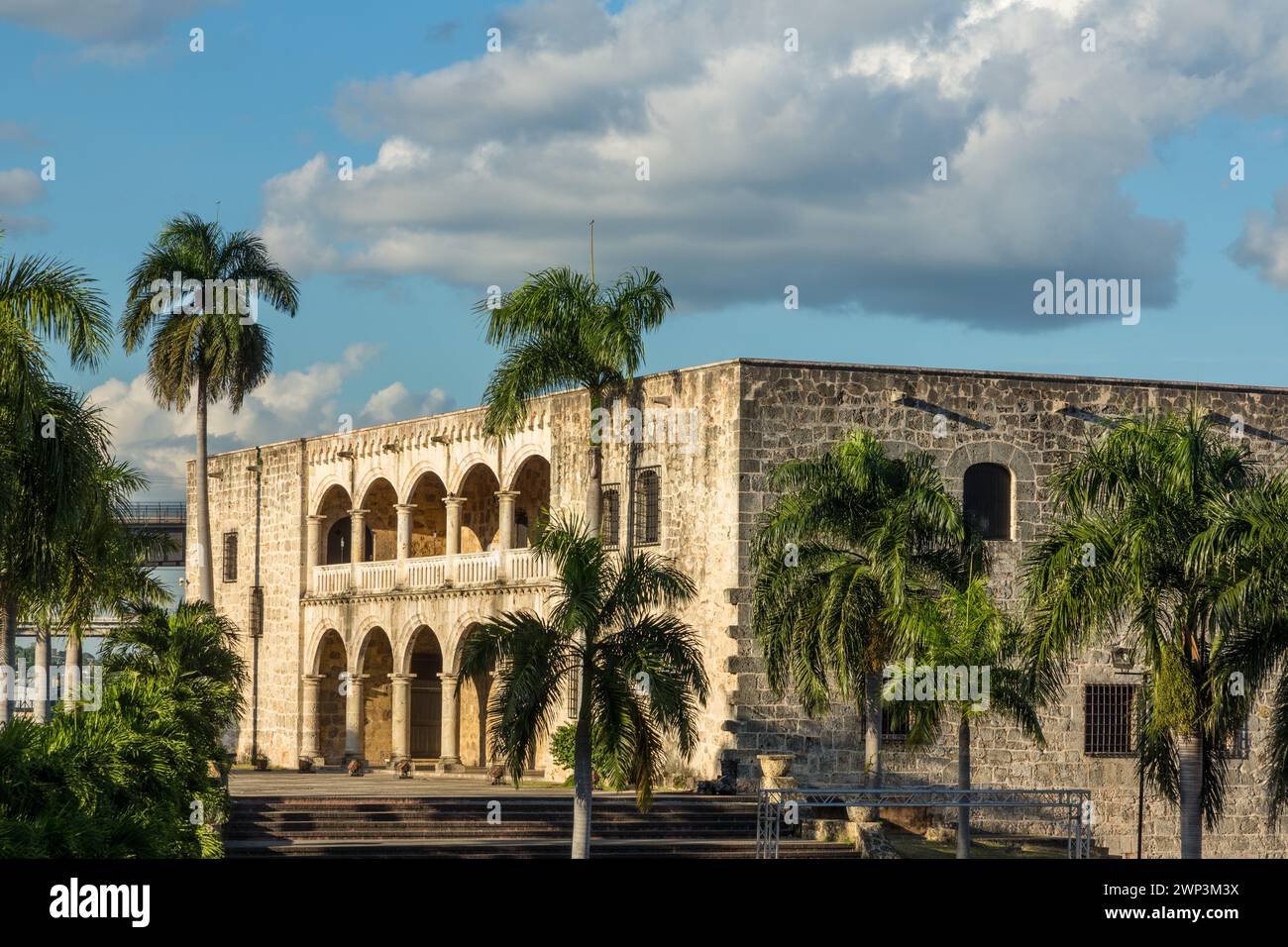 Alcazar de Colon or Columbus Palace in the Spanish Plaza, Colonial City ...
