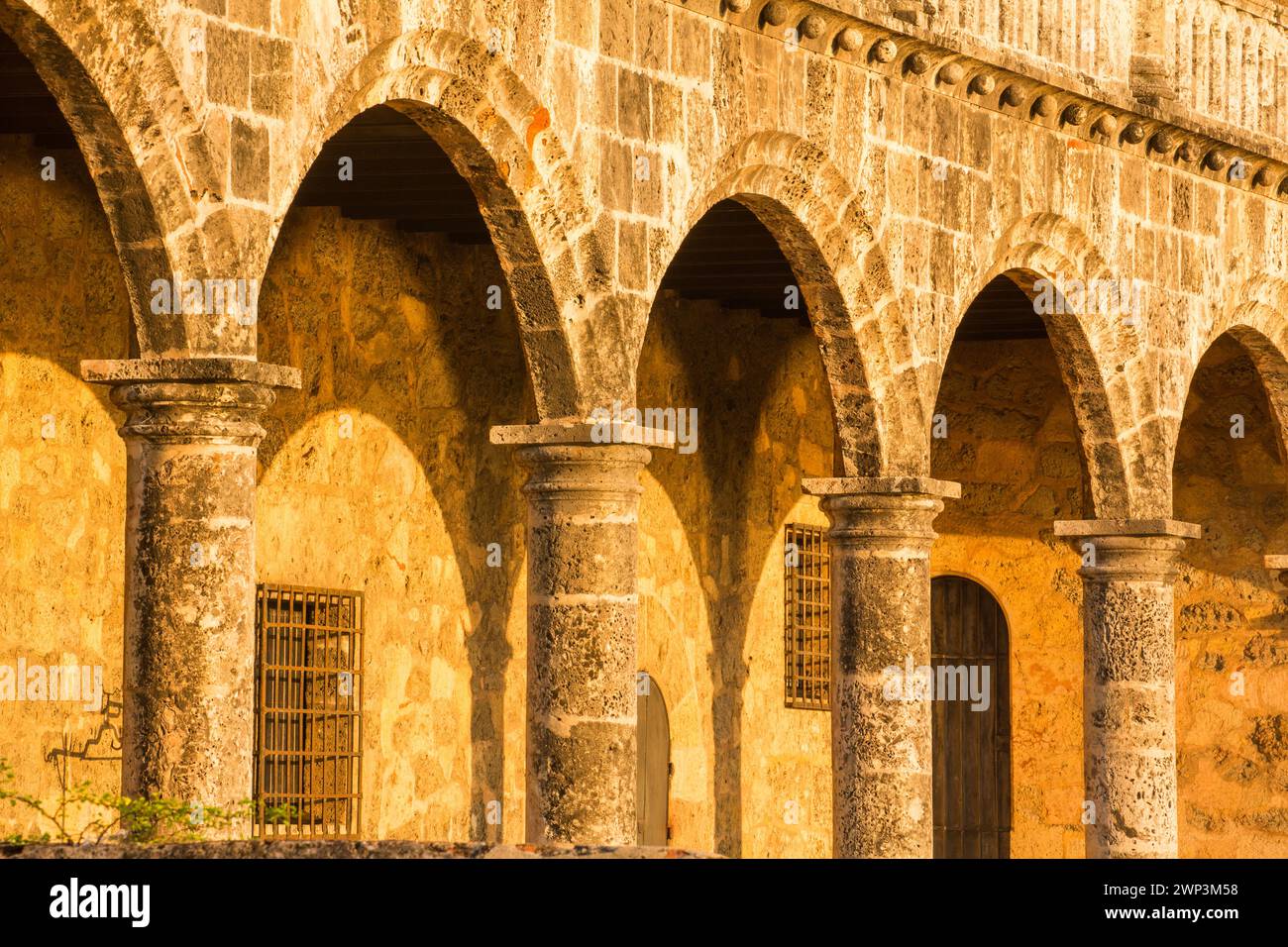 Alcazar de Colon or Columbus Palace in the Spanish Plaza, Colonial City ...