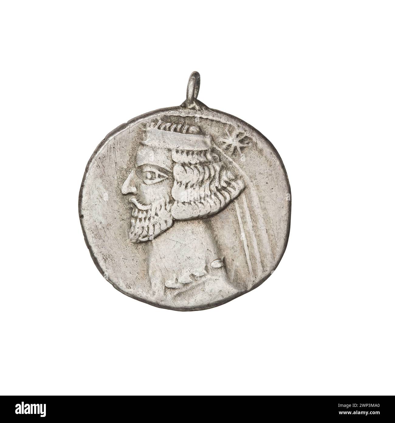 Silver drachma issued by Orodes II, Parthian ruler from 57-37 BC ...