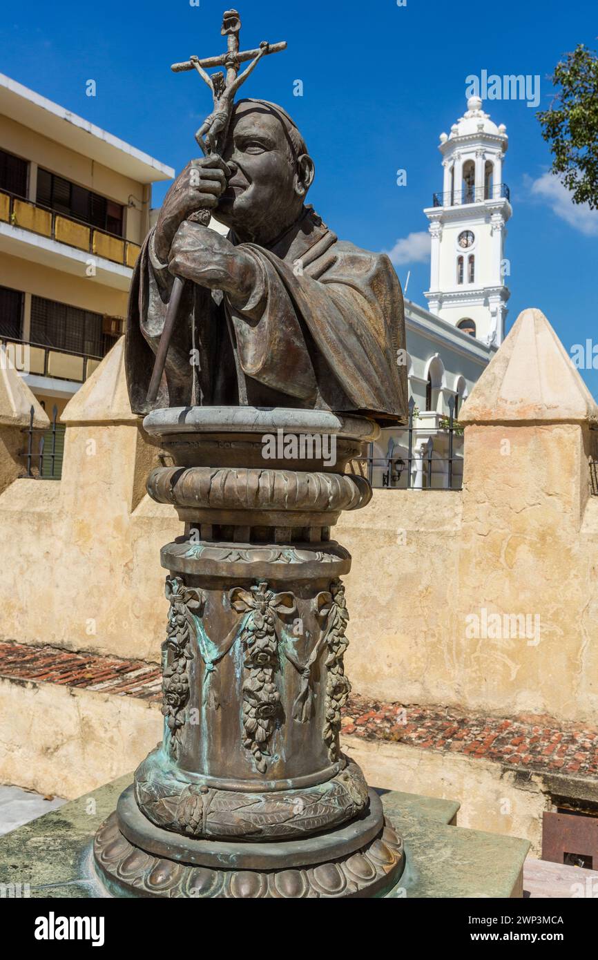 Bust of Pope John Paul II, Cathedral of Santo Domingo, Cathedral of ...