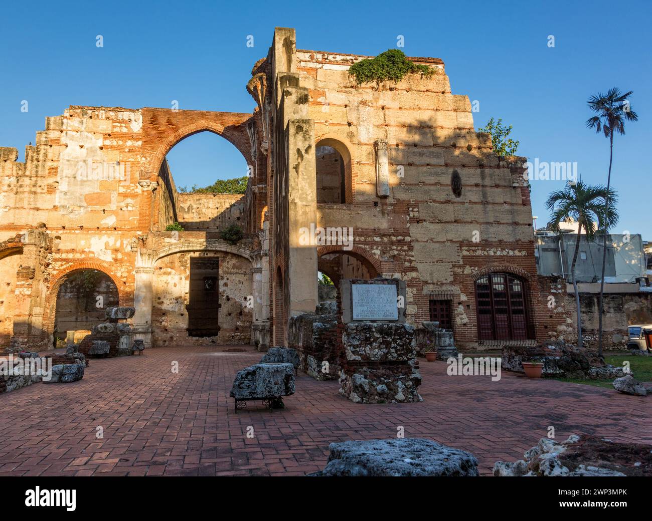 The ruins of the Hospital of San Nicolas of Bari in the Colonial City ...
