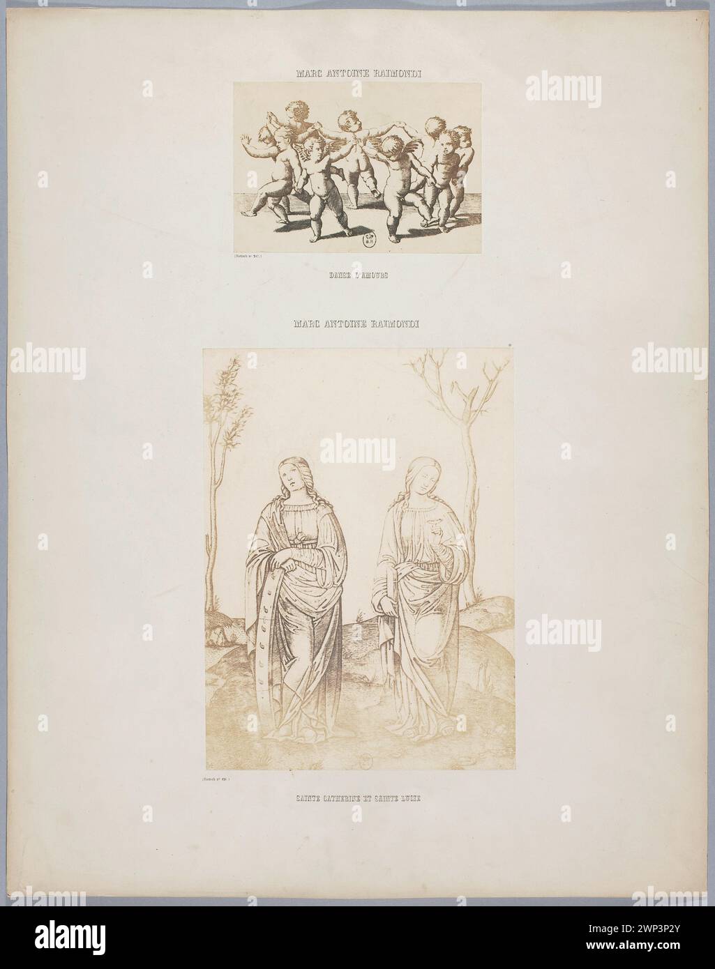 Two photographs of engravings:Francia, Francesco (Ca 1450-1517 ...