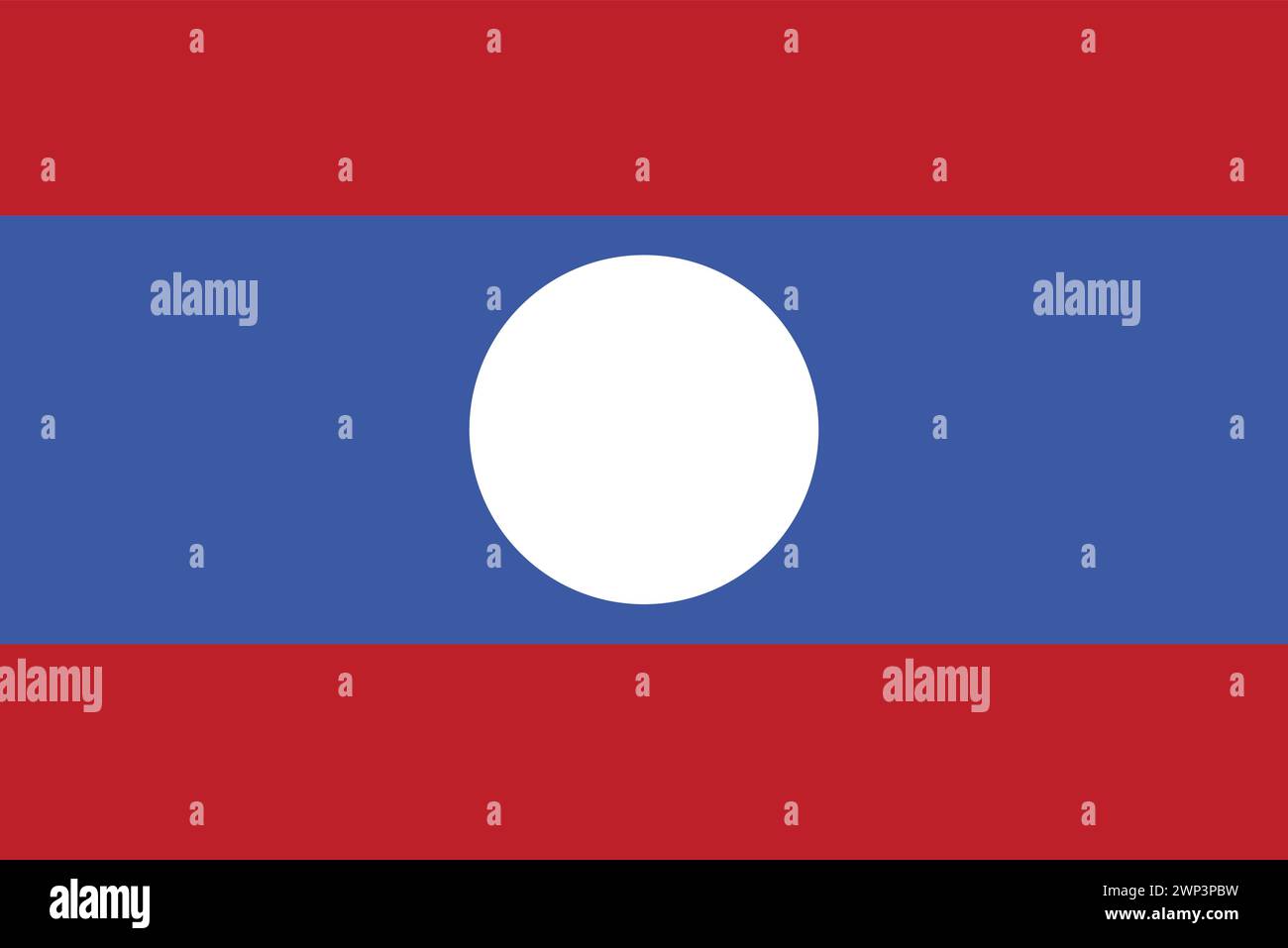 National Flag of Laos, Laos Flag vector Stock Vector Image & Art - Alamy