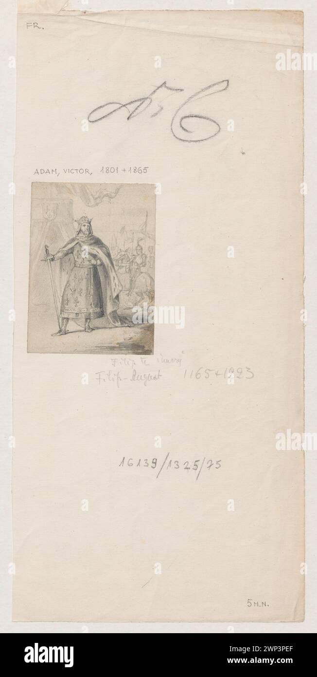 King of France Filip II (Philippe Auguste 1165-1223)Filip II August ...