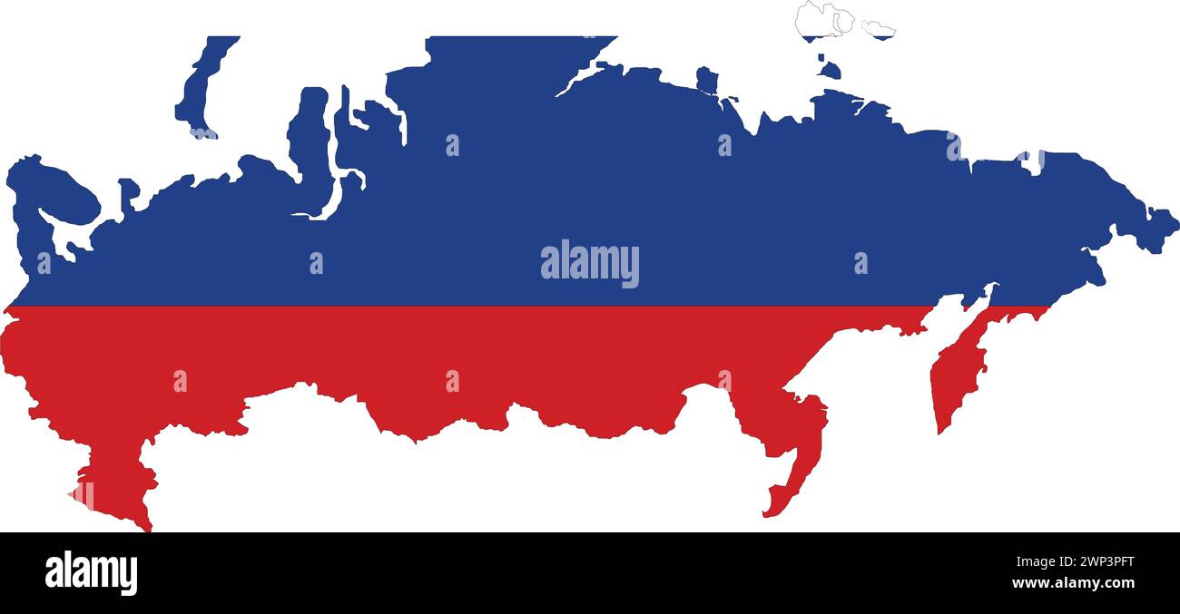 Russia Flag in Russia Map, Russia Map with Flag, Country Map, Russian ...