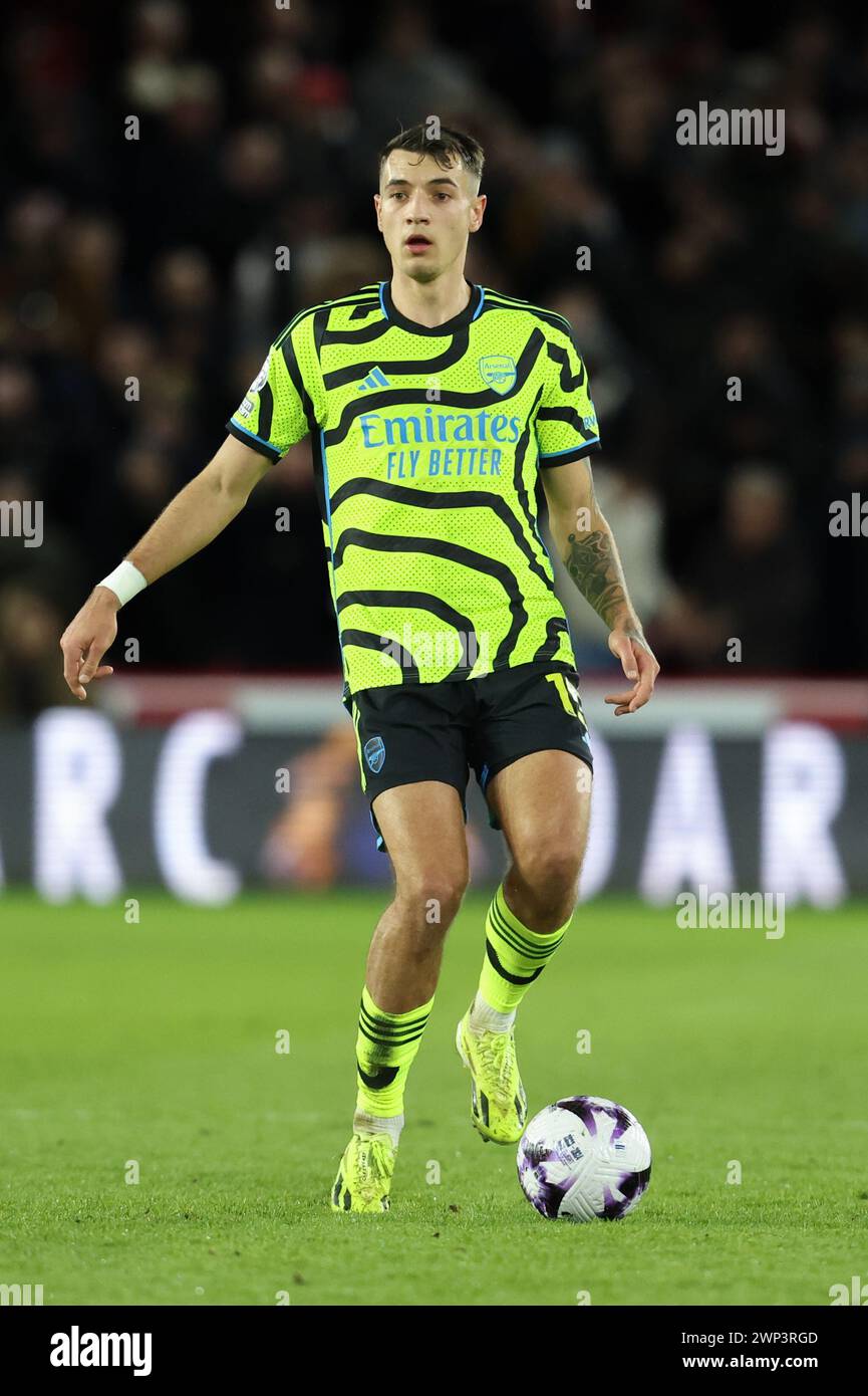 SHEFFIELD, ENGLAND - MARCH 4: Jakub Kiwior of Arsenal during the ...
