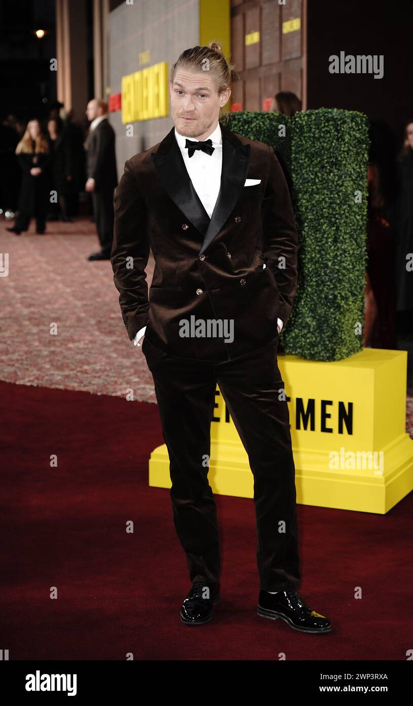 Harry Goodwins attends the premiere of the Netflix series The Gentlemen ...