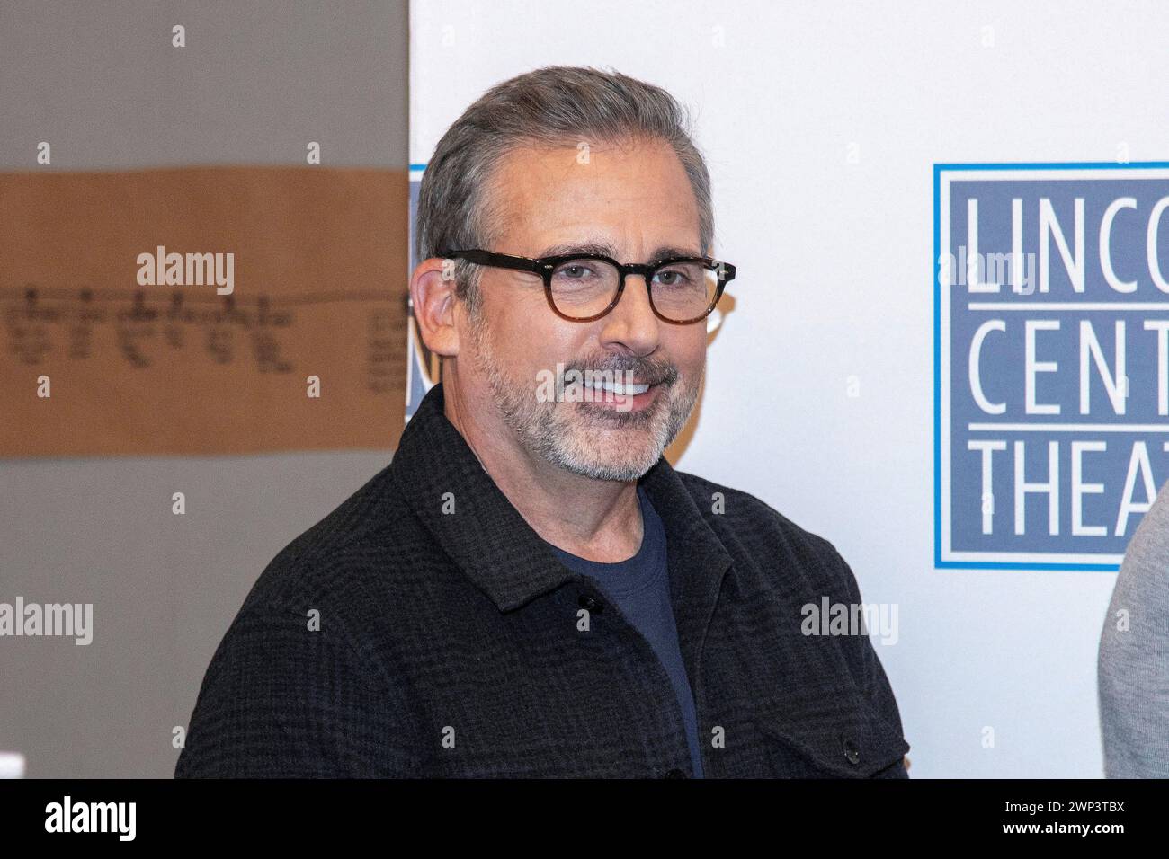 Actor Steve Carell poses during the "Uncle Vanya" Broadway cast photo ...