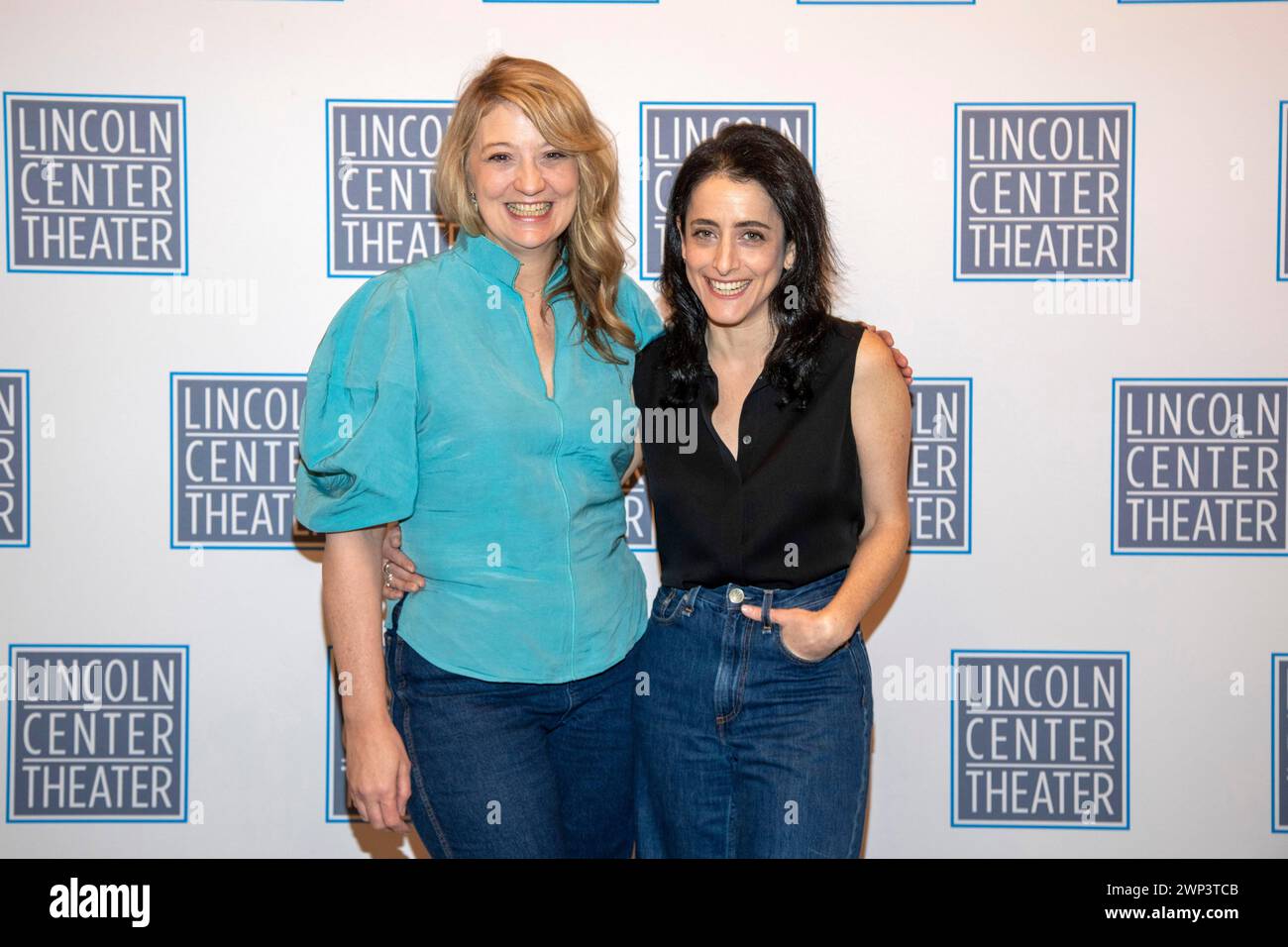 Playwright Heidi Schreck, left, and director Lila Neugebauer pose ...