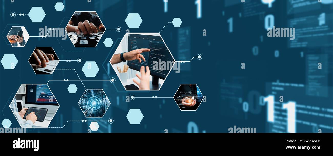 Computer Programming Coding And Ai Artificial Intelligence Software Development Engaged By