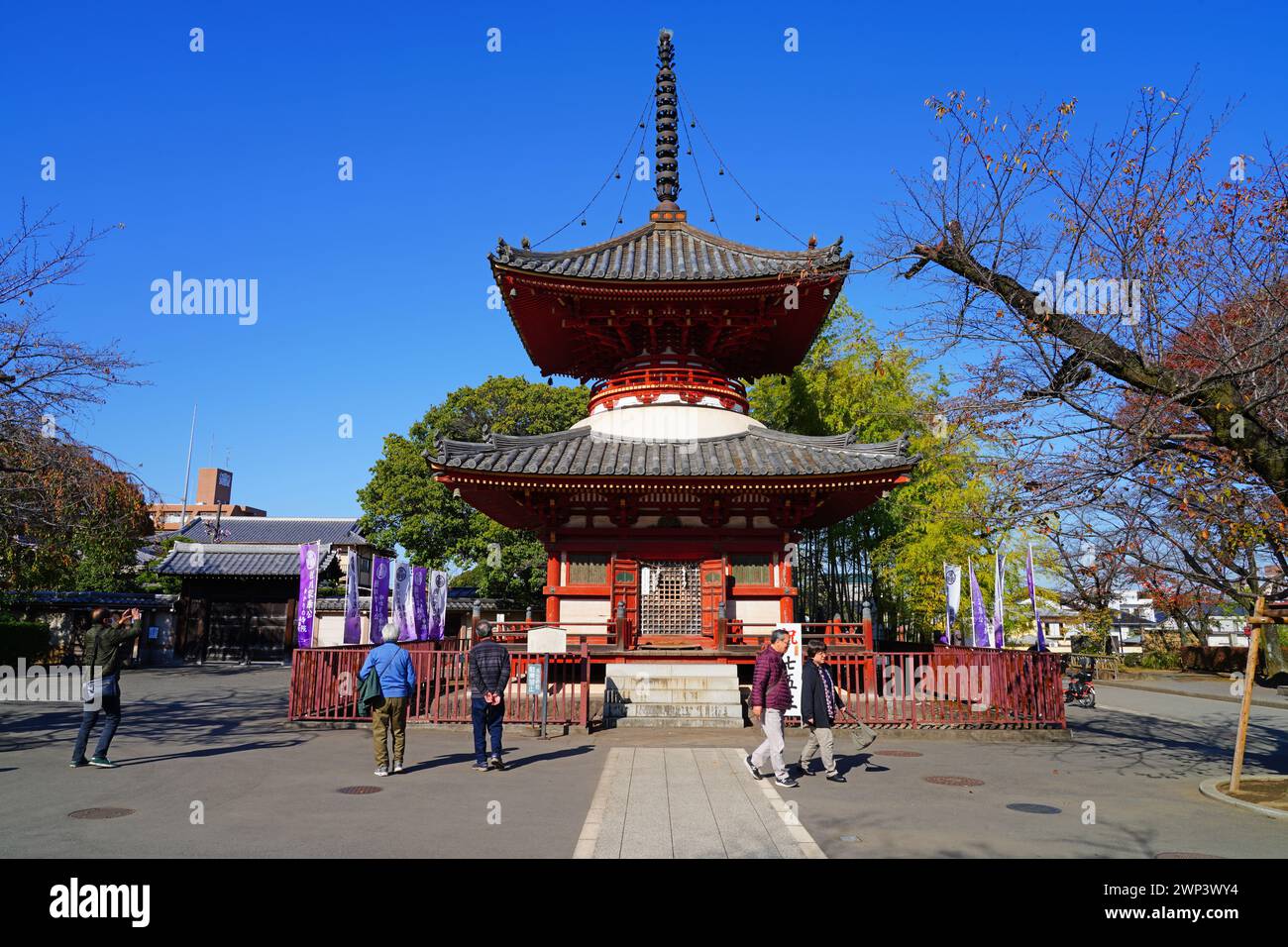 KAWAGOE, JAPAN – 21 NOV 2023- Day view of the landmark Kita-in Temple ...