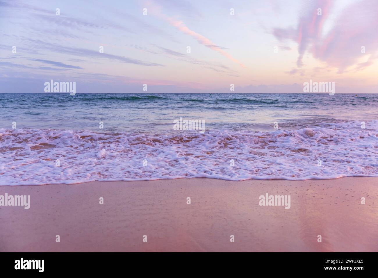 Beautiful sunset portugal beach hi-res stock photography and images - Alamy