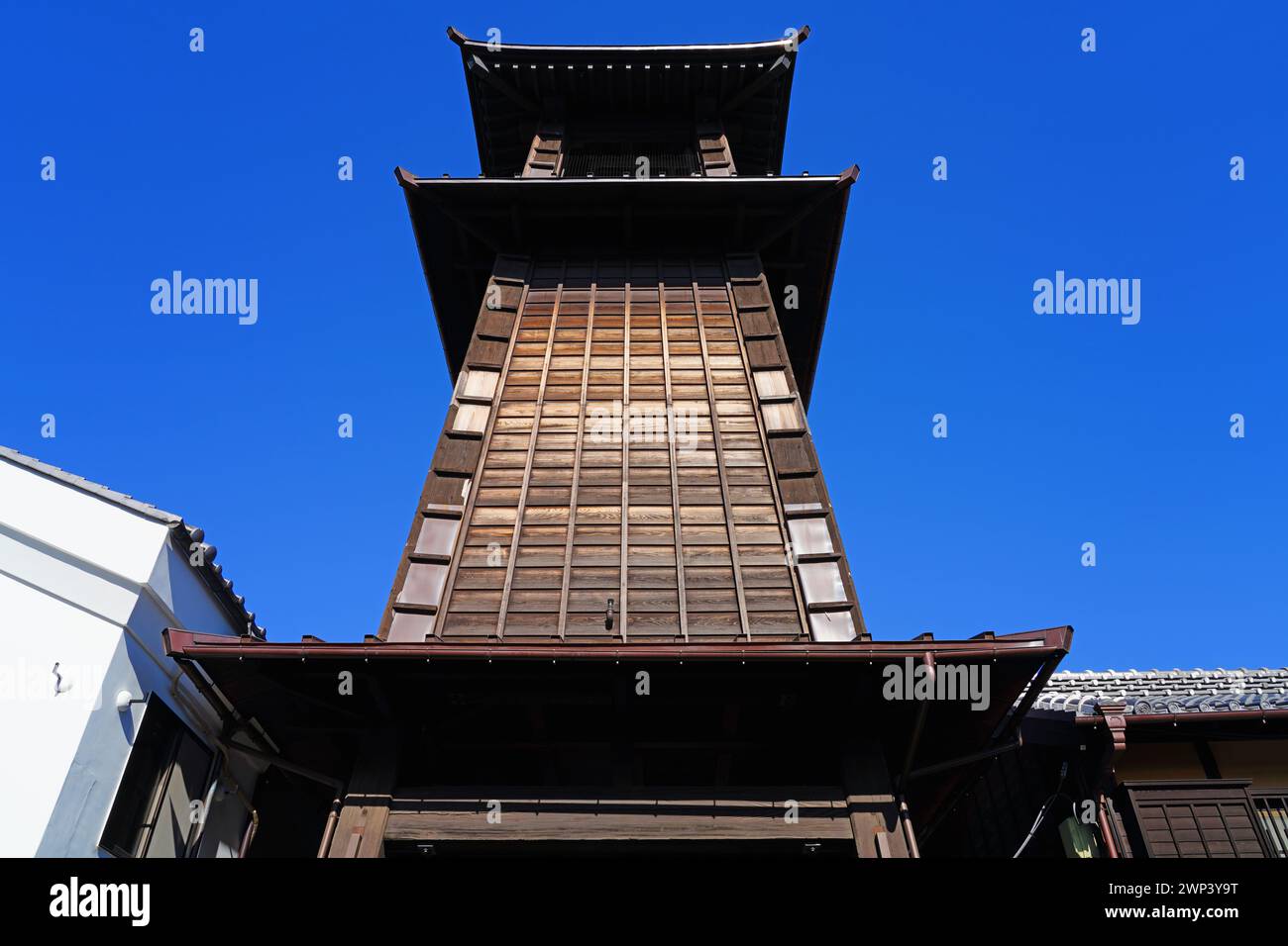 KAWAGOE, JAPAN – 21 NOV 2023- Day view of the landmark Kawagoe Bell ...